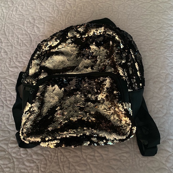 Bags | Sequins Backpack | Poshmark